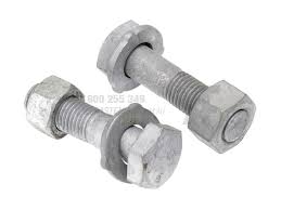ASSEMBLED HEX STRUCTURAL BOLT, A325 HDG W/ A563 DH HEAVY HEX NUT W/BLUE ...