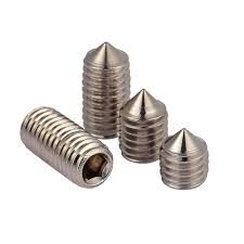 Cone Point Socket Set Screws - Pointed Fasteners