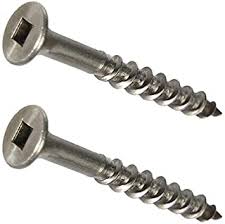 Square Drive Wood Screws | Plated