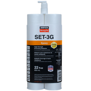 SET-3G® High-Strength Epoxy Adhesive for Concrete Anchoring