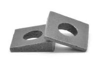 SQUARE BEVELED MALLEABLE WASHER, PLAIN (INCH)