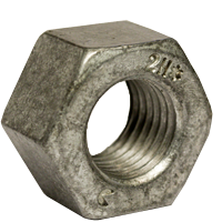 HEAVY HEX NUT, A563 A, HDG (INCH)