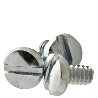 Machine Screw, Binder Undercut Slotted, Zinc Cr+3 (Inch)